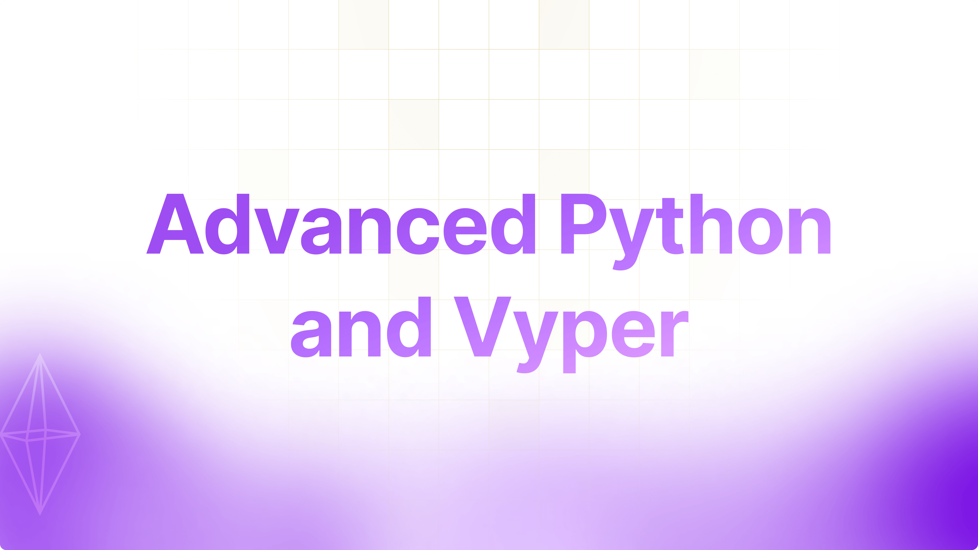 Advanced Python And Vyper Smart Contract Development